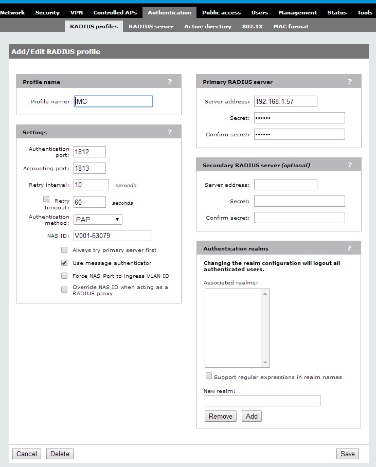 HowTo: MSM Captive Portal with Remote Authentication - Flomain Networking