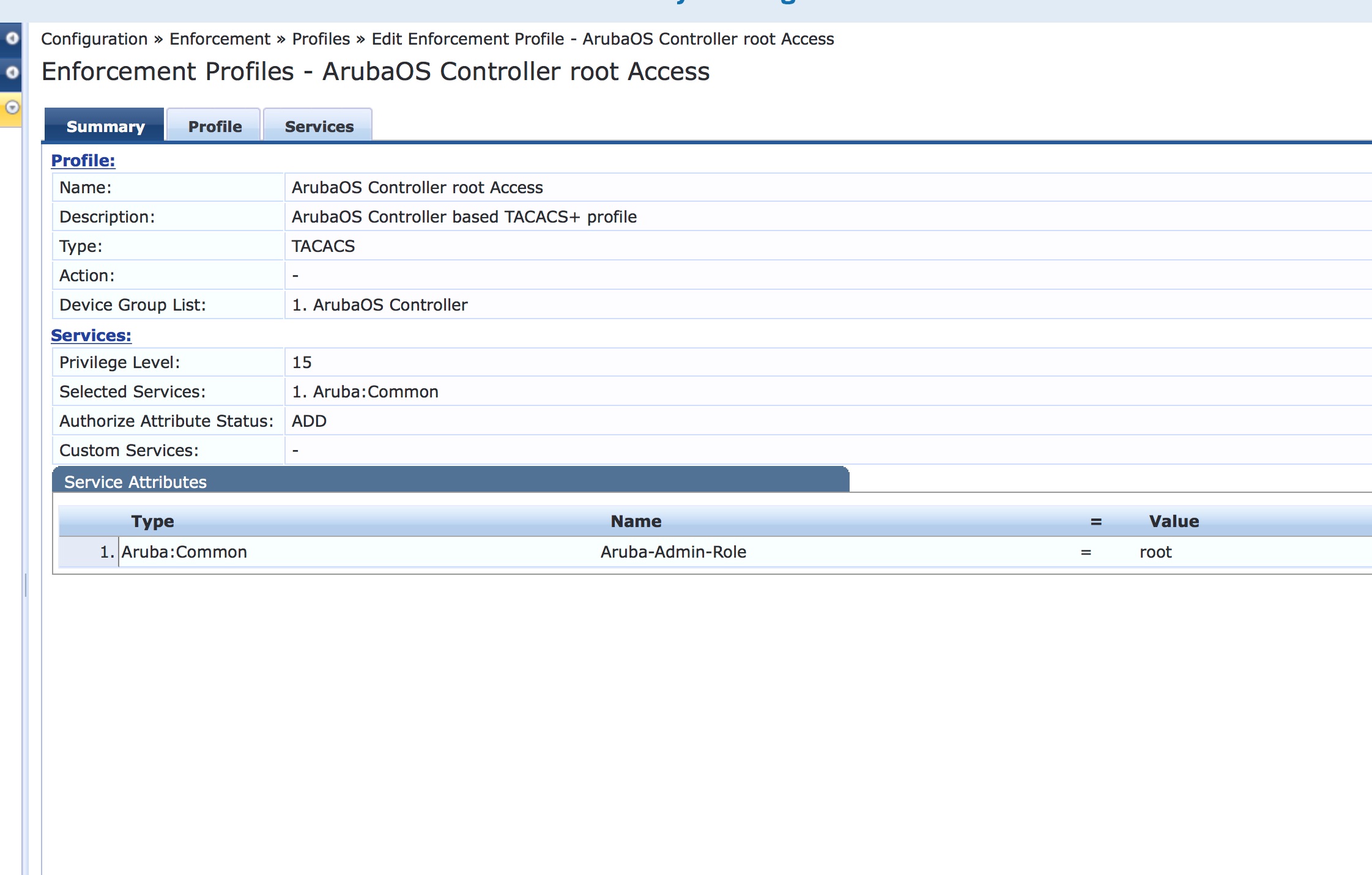 Operator Login with ClearPass TACACS+ - Flomain Networking
