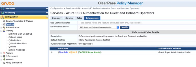 ClearPass SSO with Azure AD - Flomain Networking