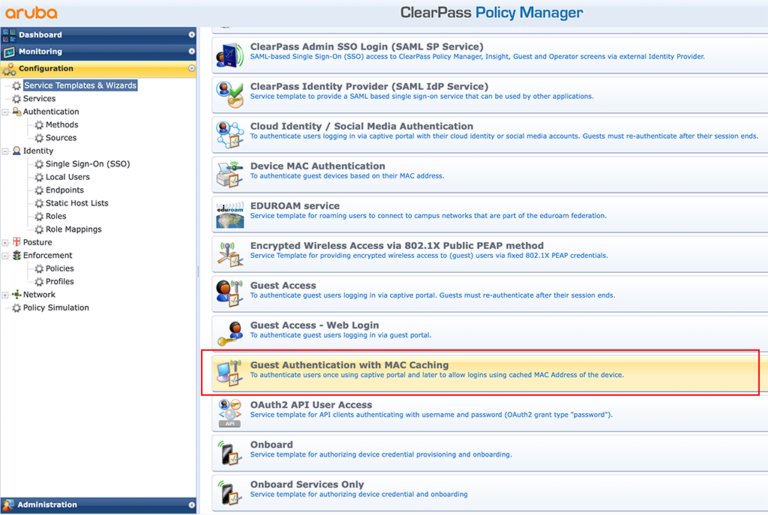 ClearPass Sponsored Guest Login - Flomain Networking