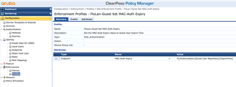 ClearPass Sponsored Guest Login - Flomain Networking