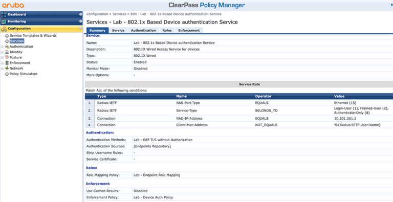 Aruba AP Authentication - Flomain Networking