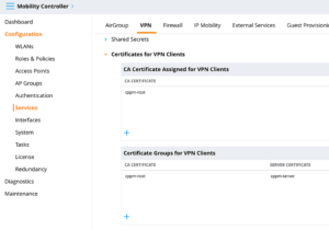 Aruba VIA VPN with IKEv2 - Flomain Networking