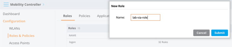 Aruba VIA VPN with IKEv2 - Flomain Networking