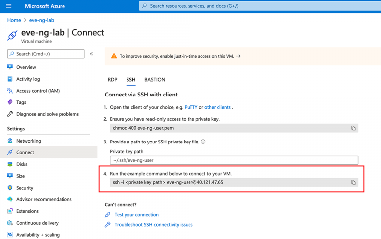 EVE-NG in Azure - Flomain Networking