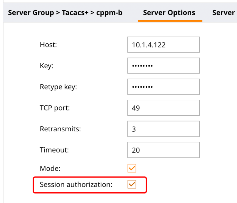 Operator Login with ClearPass TACACS+ - Flomain Networking