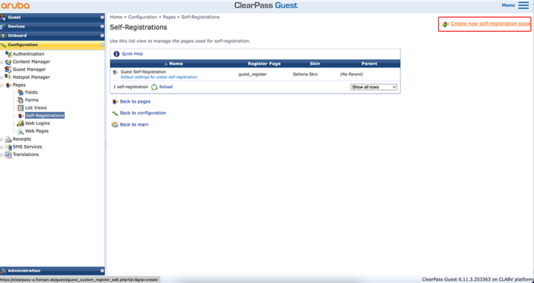 ClearPass Guest Access with Username only - Flomain Networking
