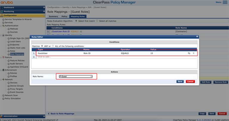 ClearPass Guest Access with Username only - Flomain Networking