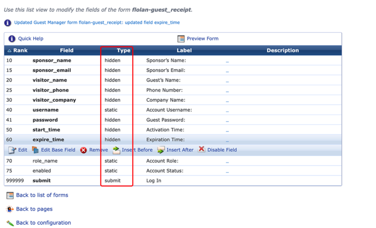 ClearPass Guest Access with Username only - Flomain Networking